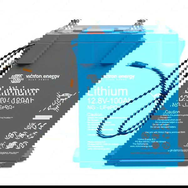VE 12.8V 100Ah LiFePO4 Bat Mod Int. Shunt LFP-BMS12.8/100NG|SIMPOWER