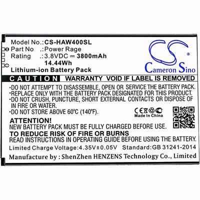 Highscreen Power Rage Battery 3.8V 3800mAh HAW400SL|SIMPOWER